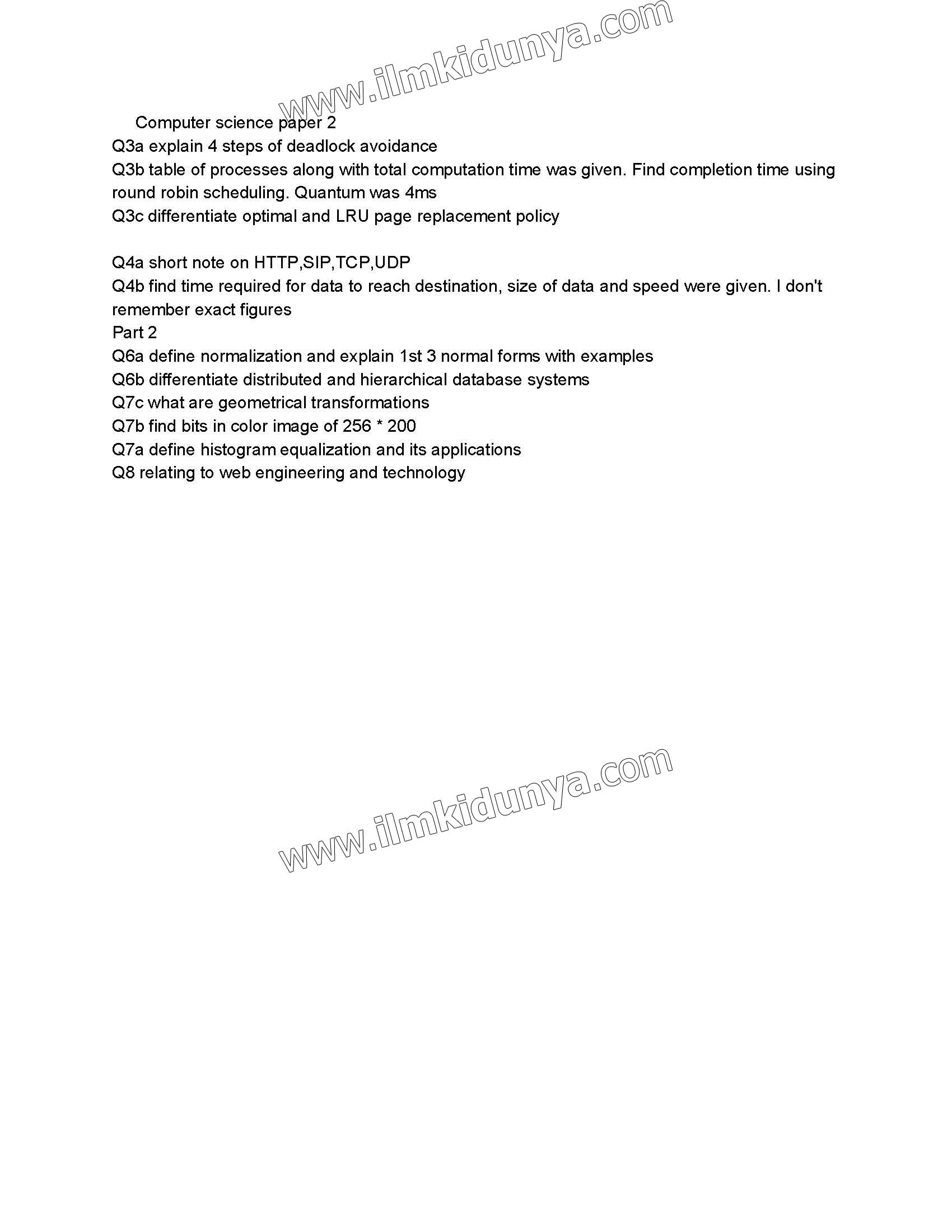 Computer science paper 2 css 2017 paper